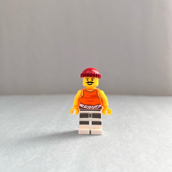 Lego | Other | Lego City Jail Prisoner Minifigure | Poshmark